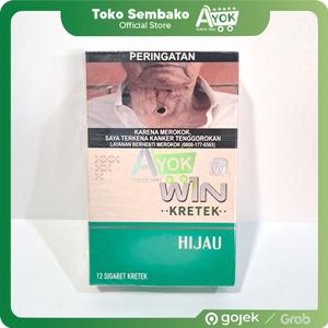 Jual Rokok Win Kretek Hijau 12 Batang - 1 Bungkus - Rokok Win Kretek ...