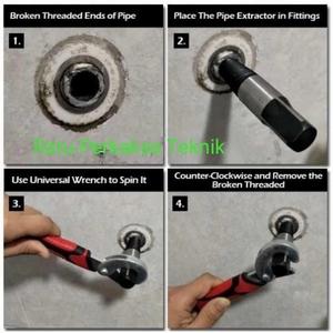 Jual Best !! TEKIRO HAND TAP TAB ULIR BALIK DRAT KIRI BAUT PATAH 6 PCS ...