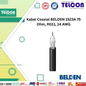 Jual Kabel Coaxial BELDEN 1523A 75 Ohm, RG11, 14 AWG - Jakarta Timur ...