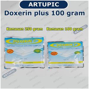 Jual L14 Doxerin Plus 100 gram Obat Snot Coryza CRD Complex Pernafasan ...