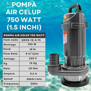 Jual Ready! Pompa Celup Air Kotor 750w 550w Submersible Water Pump ...