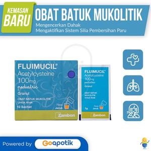 Jual FLUIMUCIL 100 MG SERBUK SACHET / OBAT BATUK PENGENCER DAHAK ...