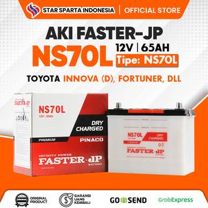 Jual Faster JP - Aki NS70L 12V 65Ah untuk Toyota Innova (D), Fortuner ...
