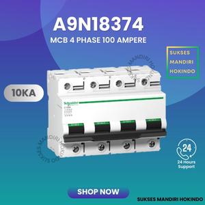 Jual MCB 4 Phase 100 Ampere C120N Schneider 500 VDC Original SNI Best ...
