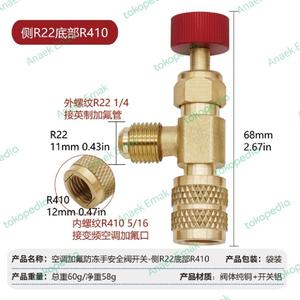 Jual Premium Premium Kran Charging Valve Adaptor / Perubah Ac Rumah R22 Ke R410 R32 - Kota ...