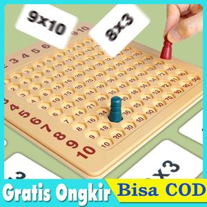 Jual Multiplication Board Game Montessori Papan Perkalian Kayu Magnetic ...