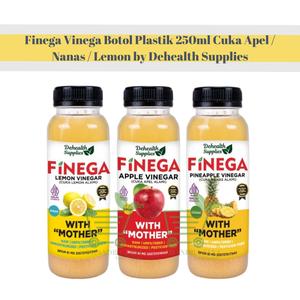 Jual Finega Vinega Botol Plastik 250ml Cuka Apel / Nanas / Lemon by ...