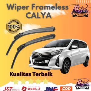 Promo Wiper Calya Sigra Sapuan Kaca Mobil Model Frameless Banana Karet ...