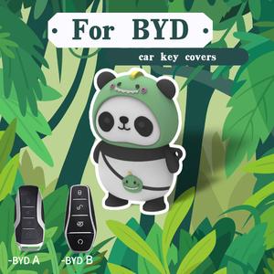 Jual Cartoon car key covers BYD Dolphin Key Set Sea Gout Male and ...