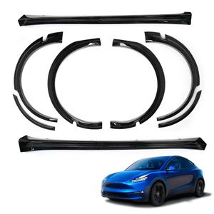 Jual For Tesla Model Y Tesla Model Y Body Kit Front Lip Bumper Rear Lip ...