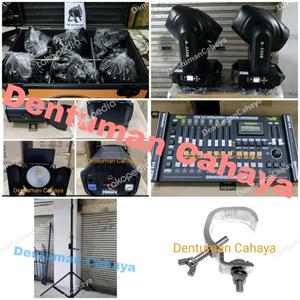 Jual Paket Beam 330W Parled TRF Fresnel 200W crocodile Stand Sling kat ...