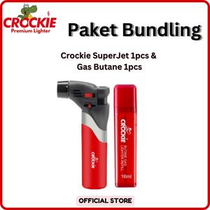 Promo Korek Api Paket Crockie Superjet dan Gas Butane - S.Jet 1+ Gas 1 ...