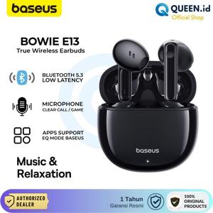 Jual Baseus Bowie E13 TWS True Wireless Earbuds Headset Bluetooth 5.3 ...