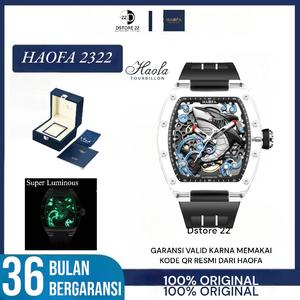 Promo HAOFA 2322 3D CRAZY SHARK TRANSPARENT CRYSTAL WATCH LUMINOUS ...