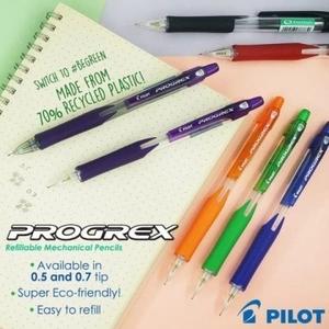 Jual Pilot progrex mechanical pencil 0.5mm & 0.7mm - pensil mekanik ...
