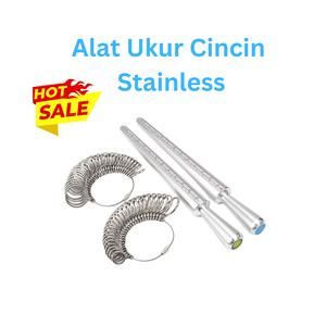 Jual Alat Ukur Cincin ALUMINIUM / Stik Ukur Cincin Kuningan / TSK Ring Size Alat Pengukur Ukuran ...