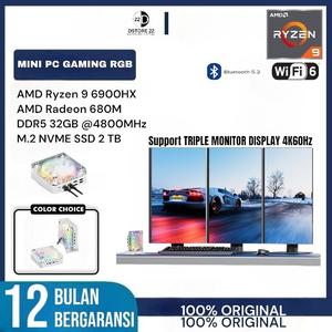 Jual Mini PC GAMING AMD Ryzen R9-6900HX ES DDR5 32GB NVME 2TB Editing ...