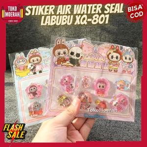 Jual STIKER LABUBU XQ-801 AIR WATER SEAL STICKER WATER SEAL 3D LABUBU ...