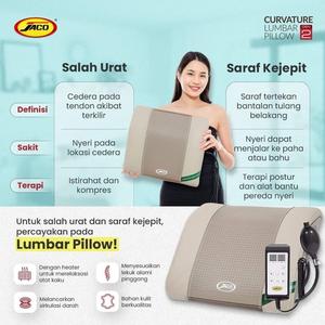Jual Alat Terapi jaco lumbar pillow gen 2 syaraf terjepit ini solusinya ...