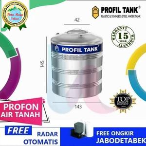 Jual Tangki air toren air 2500 liter stainles PROFIL TANK PS2500 D ...