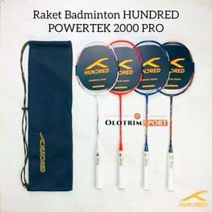 Jual Raket Badminton HUNDRED Powertek 2000 PRO 100% ORIGINAL HUNDRED ...