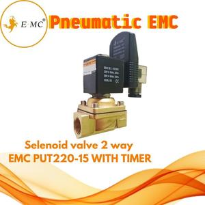 Jual solenoid valve 2 way EMC PUT220-15 WITH TIMER - Jakarta Barat ...