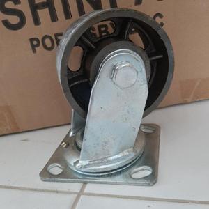 Jual RODA TROLLEY TROLI BESI 4 INCH HIDUP ATAU PUTAR - Jakarta Selatan ...