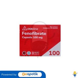 Jual FENOFIBRATE OGB DEXA MEDICA 100 MG BOX 50 KAPSUL / KOLESTEROL ...