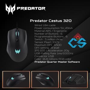Jual KHUSUS GRAB!! Predator Cestus 320 Mouse Gaming Acer - Jakarta ...