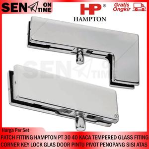 Jual Patch Fitting Atas Pintu Kaca Frameless Hampton PT 30 40 Top Glass ...