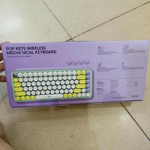 Jual Terbatas! Logitech POP Keys Keyboard Wireless Mechanical Compact ...