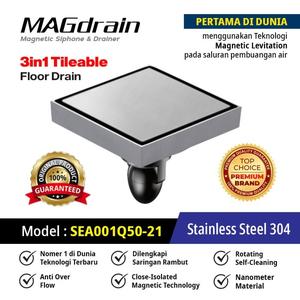 Promo MAGdrain Floor Drain Tileable S 3 in 1 FLOOR DRAIN (Brushed ...