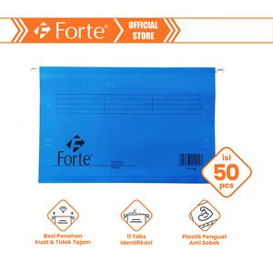 Promo [Forte] [50pcs] Map Gantung Hangmap Suspension File F4 Blue ...