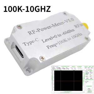 Jual USB RF Power Meter USB Communication 100K-10GHZ Frequency Power ...