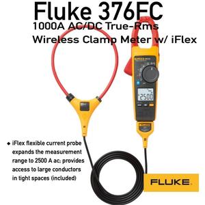 Jual Fluke 376 FC 1000A AC/DC True-rms Clamp Meter with 18-inch iFlex Flexible Current Probe ...