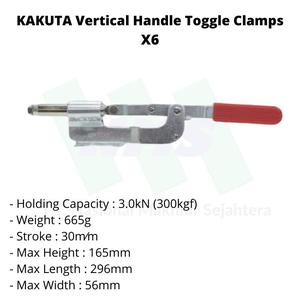 Jual KAKUTA Vertical Handle Toggle Clamps X6 Best - Kota Surabaya ...