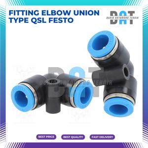 Jual QSL-8 One Touch Fitting Elbow Slip Lock Socket Push In Connector ...