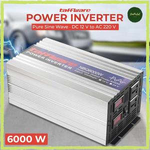 Jual Power Inverter Mobil Pure Sine Wave DC 12V to AC 220V Power Supply Trafo - 6000W - Jakarta ...