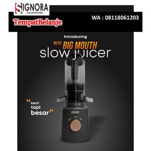 Jual Signora Big Mouth Slow Juicer Hopper Blender Mulut Besar Petit ...