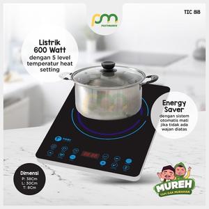 Promo (PAKET) Kompor Induksi Listrik + 2 SET Panci Induksi 18cm 20cm ...