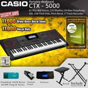 Jual Keyboard Casio CTX-5000 + Stand / CT-X5000 / CTX5000 (diatas psr ...