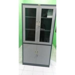 Jual Lemari Arsip Besi Kombinasi Pintu 1/2 Kaca 1/2 Panel Top By ...