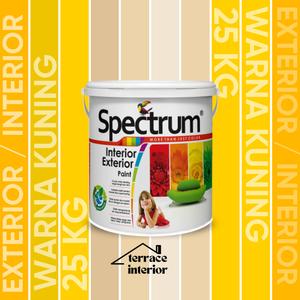 Jual Cat Tembok Spectrum Interior & Exterior Warna Kuning 25 Kg ...