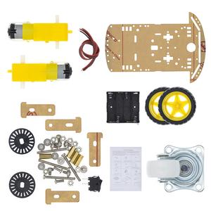 Jual Kit Sasis Mobil Robot Pintar Motor Kotak Baterai Encoder Kecepatan 2WD UNTUK Arduino ...