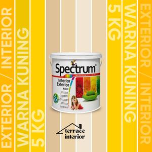 Jual Cat Tembok Spectrum Interior & Exterior Warna Kuning 5 Kg ...