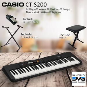 Jual Casio CT S200 Keyboard With XStand / CTS200 / CTS 200 - Keyboard ...