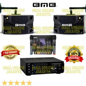 Jual Paket Speaker karaoke bmb 8 inch Ampli Bmb set sound system ...