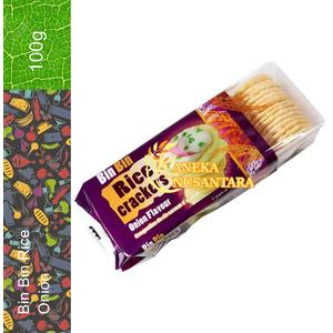 Jual Bin Bin Rice Crackers Onion Flavor / Biskuit Beras Rasa Bawang No ...
