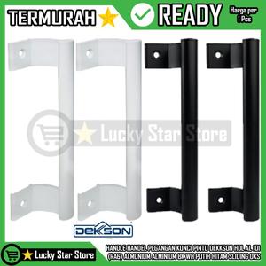 Jual Handel Dekson Sliding Pintu Handle Dekkson HDL AL 101 (RA6) BK WH ...