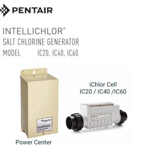 Jual intellichlor Pentair IC40 + Power Center Pentair IC40 Kap 150 ...